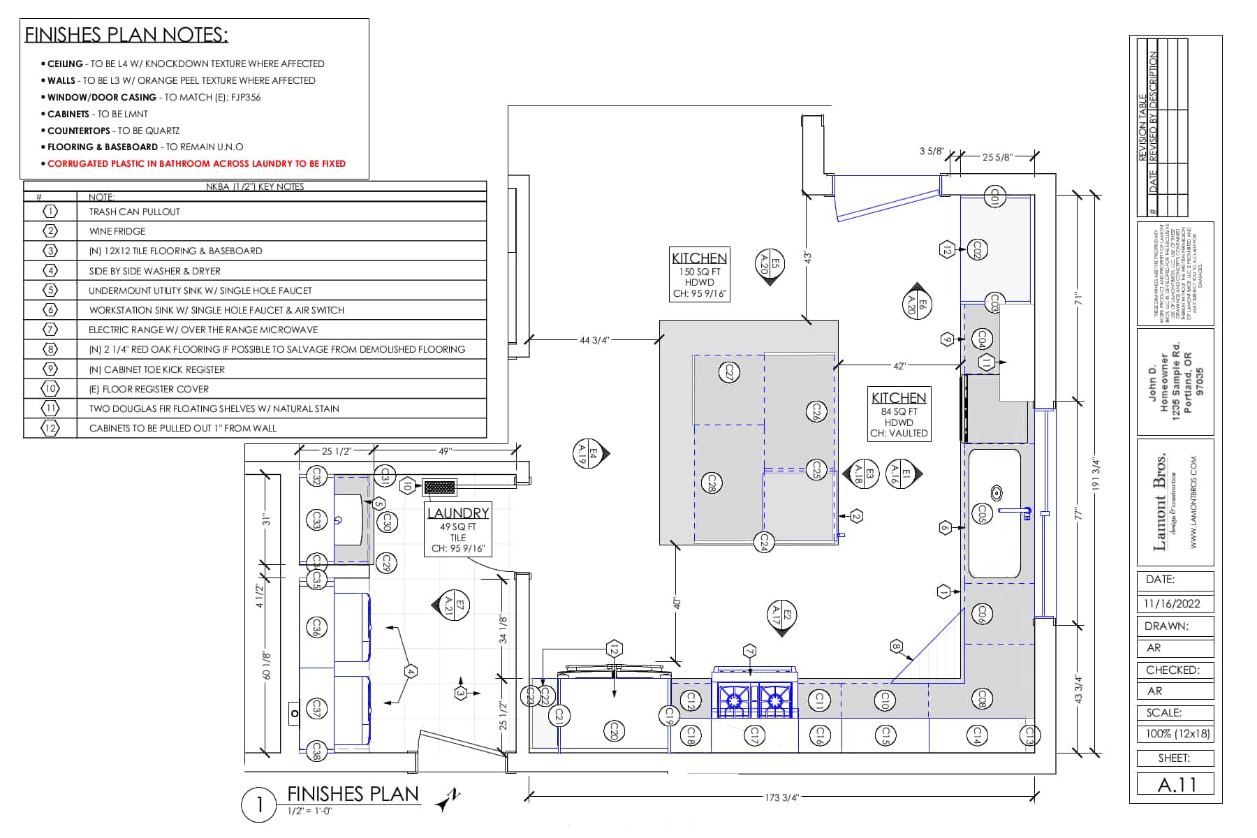 How to Read Construction Drawings for Your Remodel - Lamont Bros.